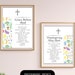 Grace Before and After Meals - Printable Poster for Kitchen Blessings ...