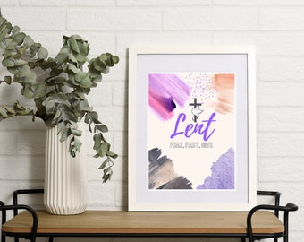 Lenten Poster | Etsy