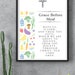 Grace Before and After Meals - Printable Poster for Kitchen Blessings ...