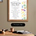 Grace Before and After Meals - Printable Poster for Kitchen Blessings ...