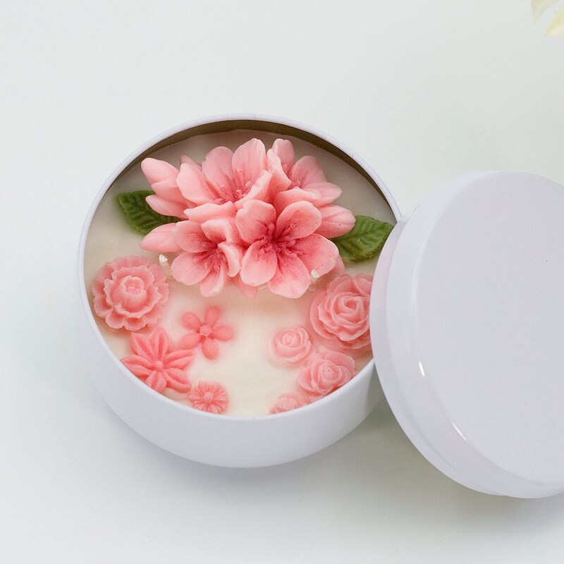 Flower Candle - Etsy