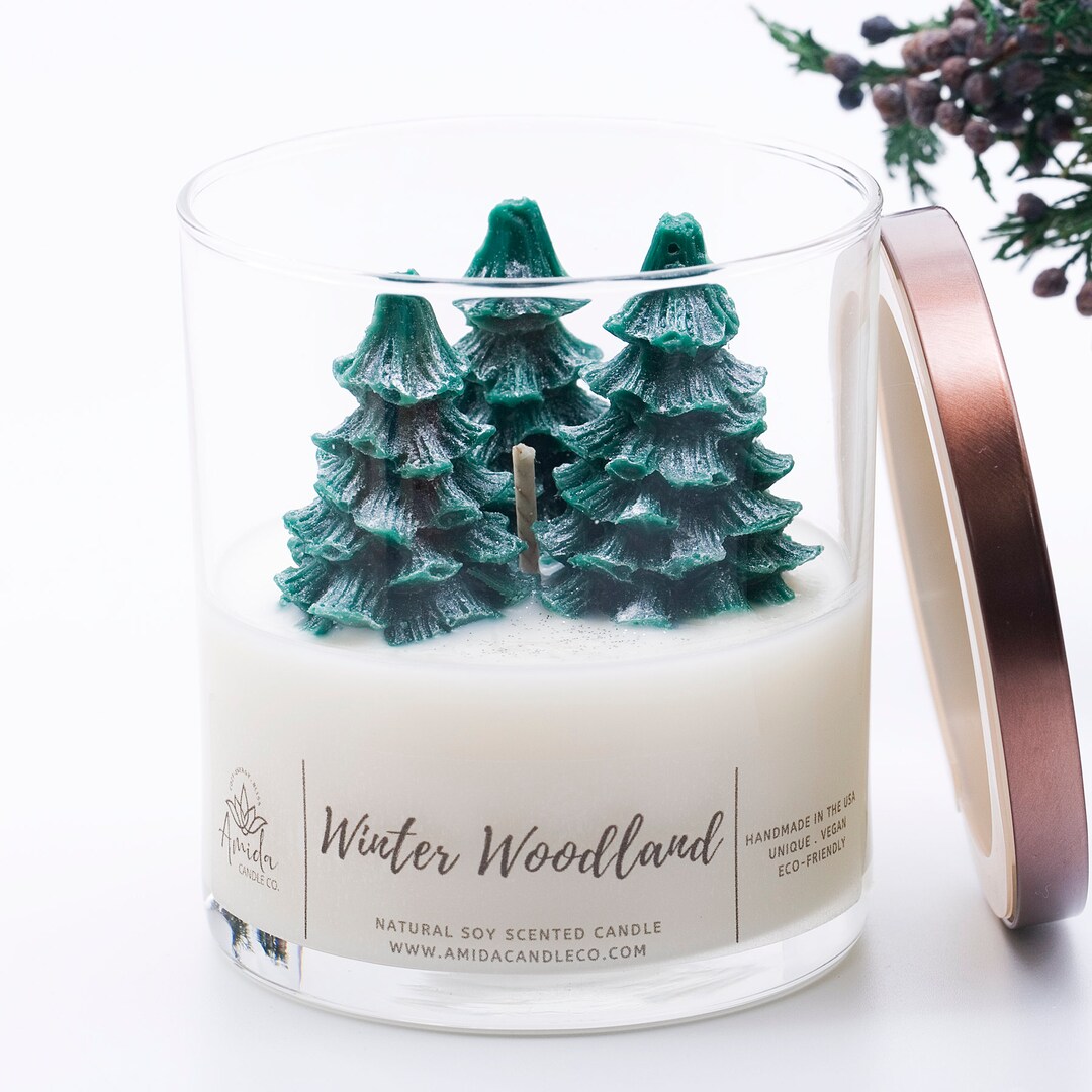 Christmas Tree Candle With Gift Box Soy Scented Candle Gifts for Plant ...