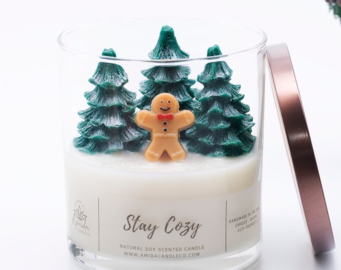 Christmas Tree Candle With Gift Box | Soy Scented Candle | Gifts for ...
