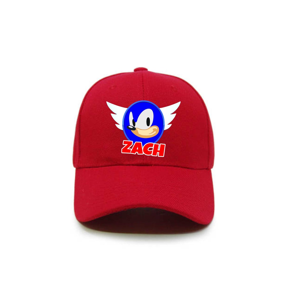 Sonic Cap, Super Sonic Birthday Caps, Personalized Birthday Caps, Kids ...