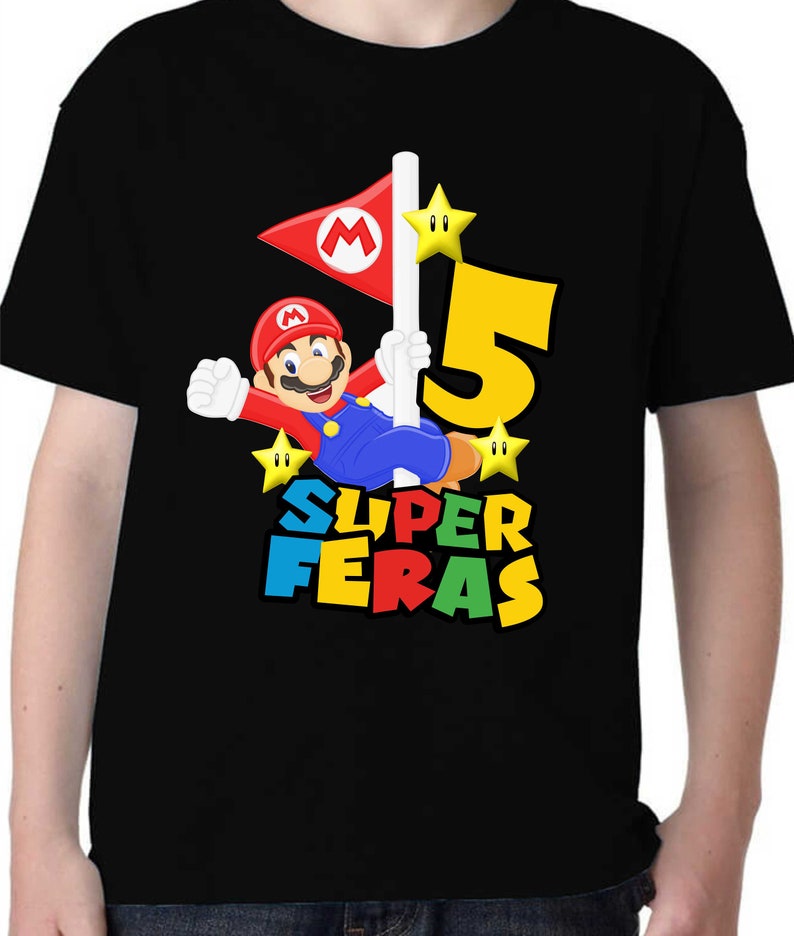Super Mario Birthday Shirts, Super Mario Party Shirts, Mario and Luigui ...