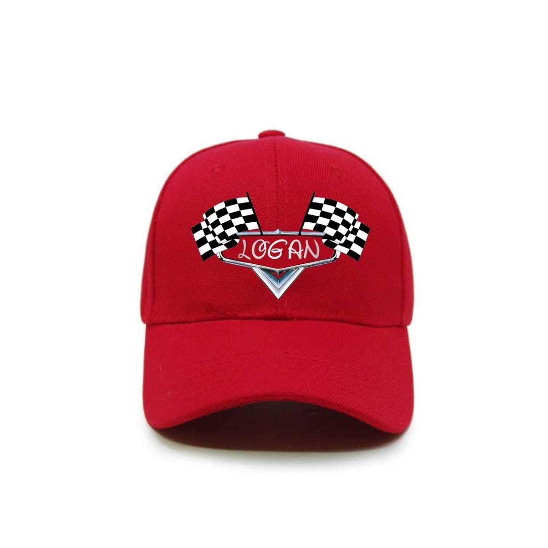 Cars Mcqueen Cap, Cars Birthday Caps, Personalized Birthday Caps, Kids ...