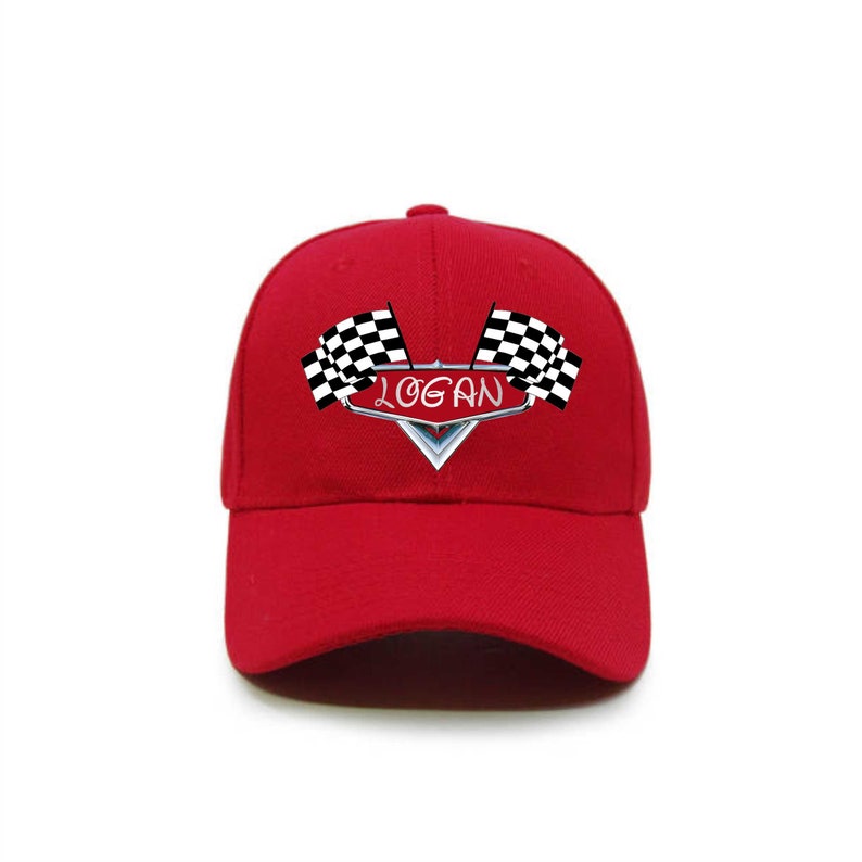 Cars Mcqueen Cap Cars Birthday Caps Personalized Birthday - Etsy