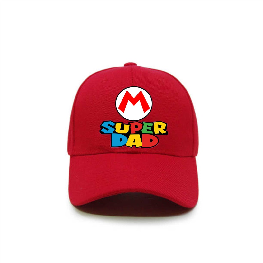 Super Mario Bros Cap, Super Mario Birthday Caps, Personalized Birthday ...