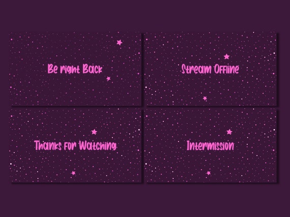 Red Neon Twitch Scenes Art & Collectibles Digital Drawing ...