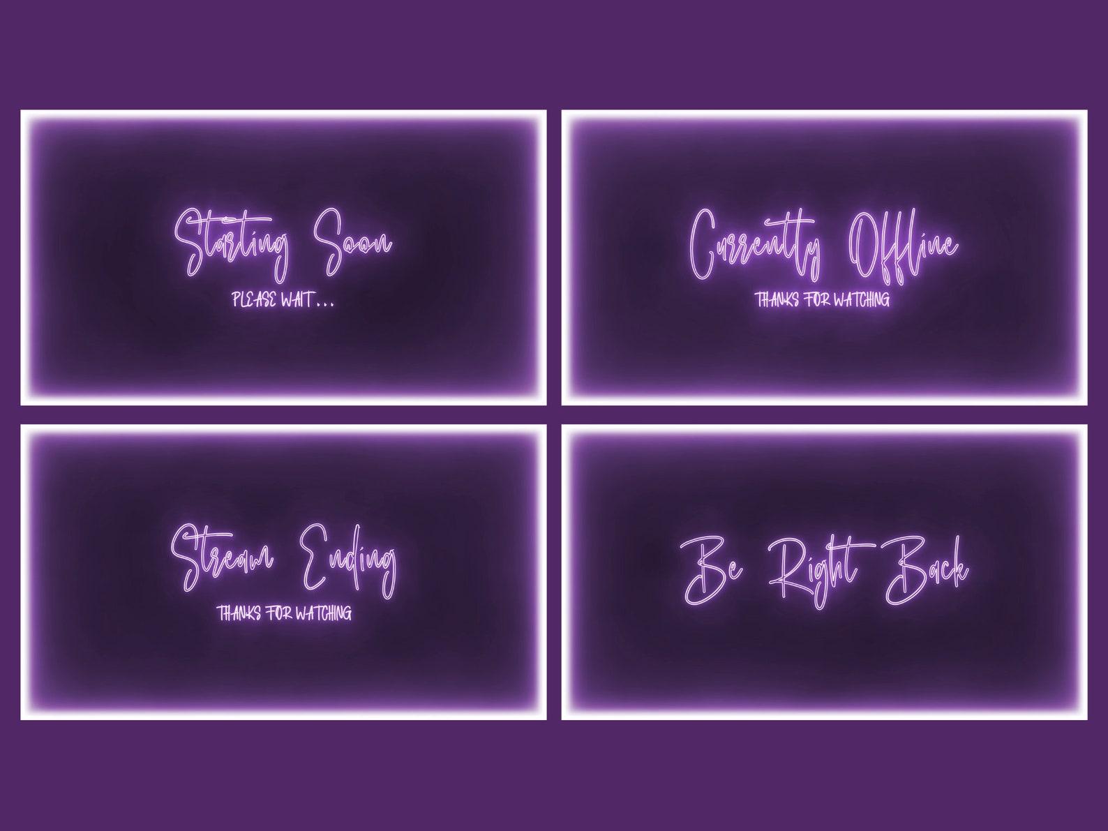 4x Neon Purple Animated Loading Screen Space Screen Purple - Etsy Ireland