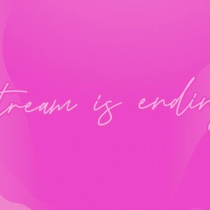 5x Pink Animated Twitch Screens, Starting Soon, Stream is Ending, Be ...