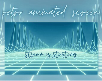 Cyberpunk Starting Soon Screen - Etsy