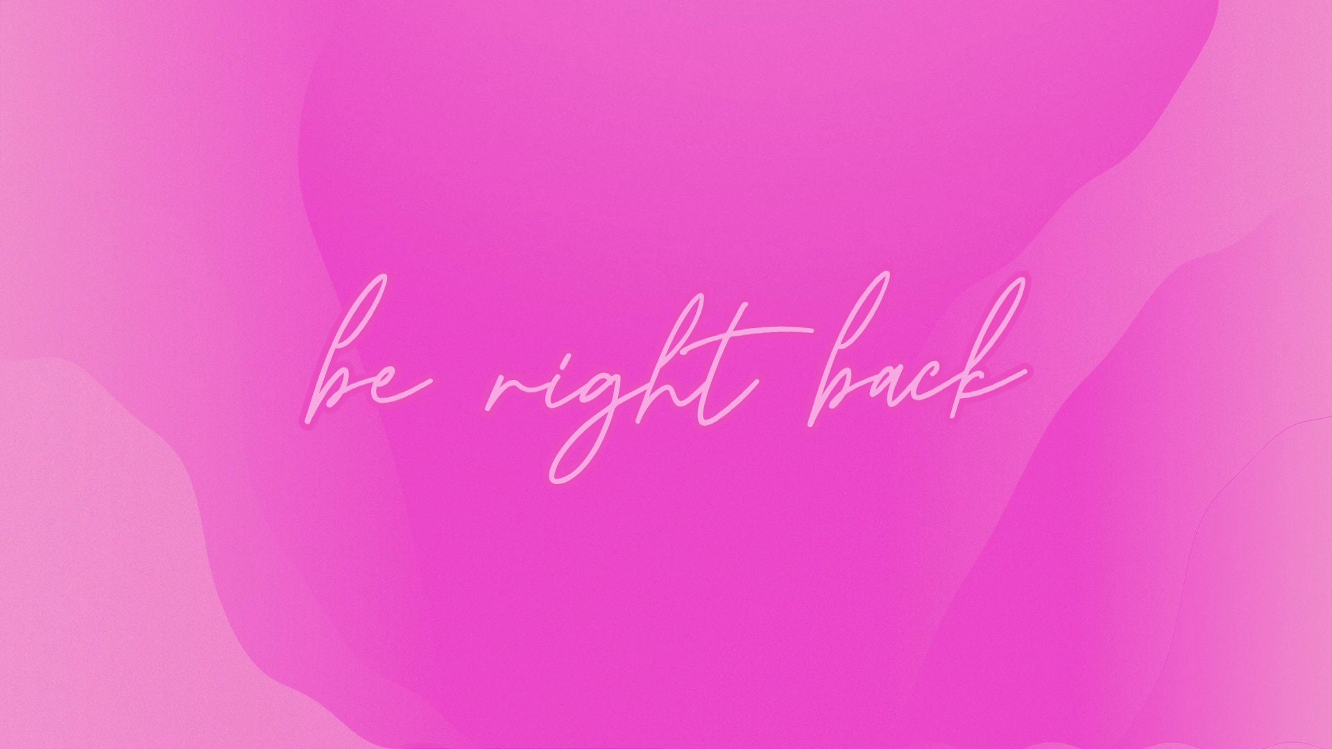 5x Pink Animated Twitch Screens, Starting Soon, Stream is Ending, Be ...