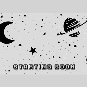5x Screen Pack Space Theme Intermission Starting Soon - Etsy