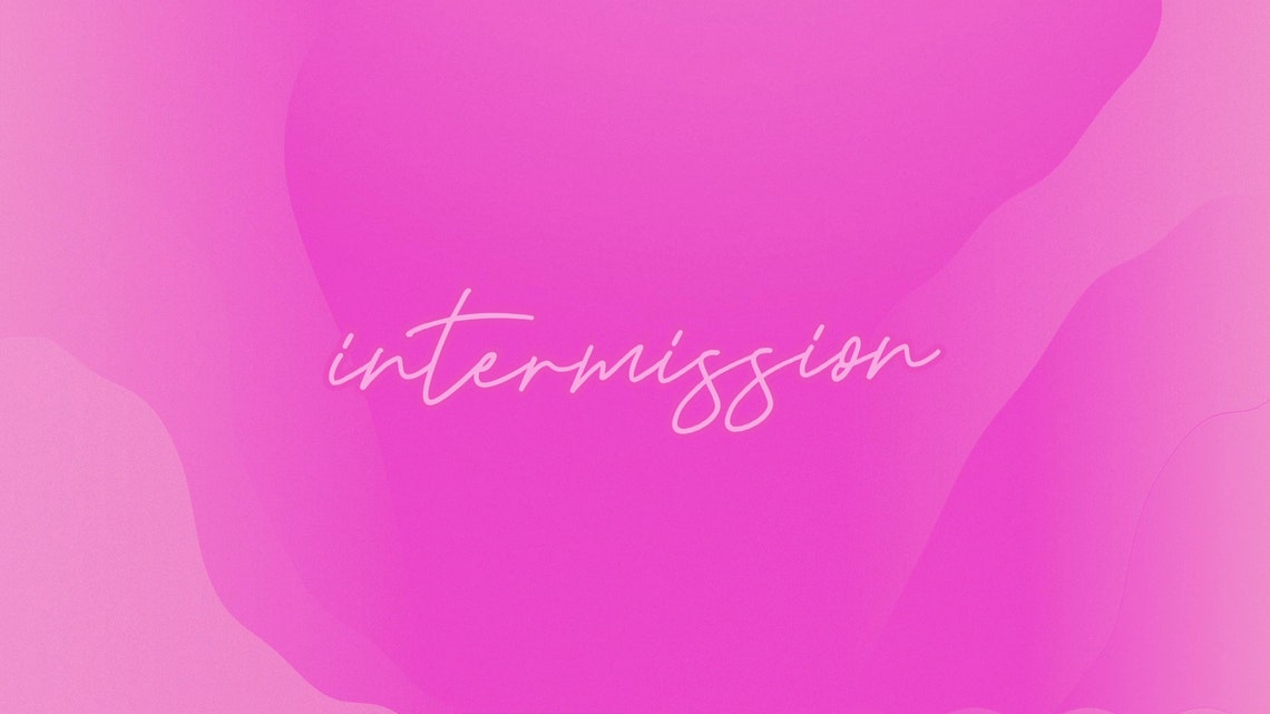 5x Pink Animated Twitch Screens, Starting Soon, Stream is Ending, Be ...