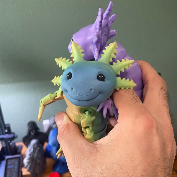 Axolotl 3d Print - Etsy