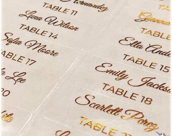 Place Card Sticker - Etsy