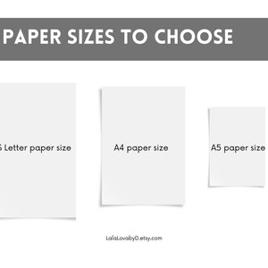 Checklist Planner, Printable Pdf File, A4 A5 US Letter Size, New Habit ...