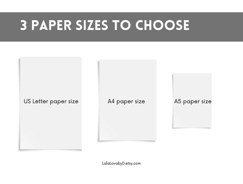 Checklist Planner, Printable Pdf File, A4 A5 US Letter Size, New Habit ...