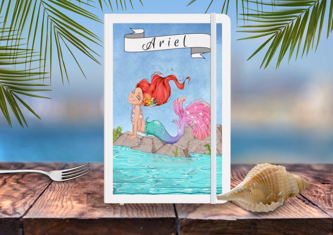 MERMAID NOTEBOOK // Notes / Custom / Personalised / Little Mermaid ...