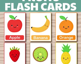 20 Vegetables Flash Cards, Montessori Flashcards, Pre-school Cards ...