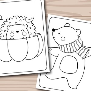 50 Fall Coloring Pages, Autumn Coloring Pages, Autumn Coloring Sheets ...