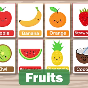 Fruits and Vegetables Bundle, Printable Learning Resources for ...