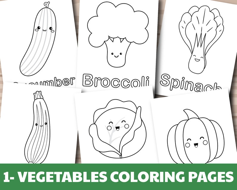Fruits and Vegetables Bundle, Printable Learning Resources for ...