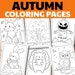 50 Fall Coloring Pages, Autumn Coloring Pages, Autumn Coloring Sheets ...