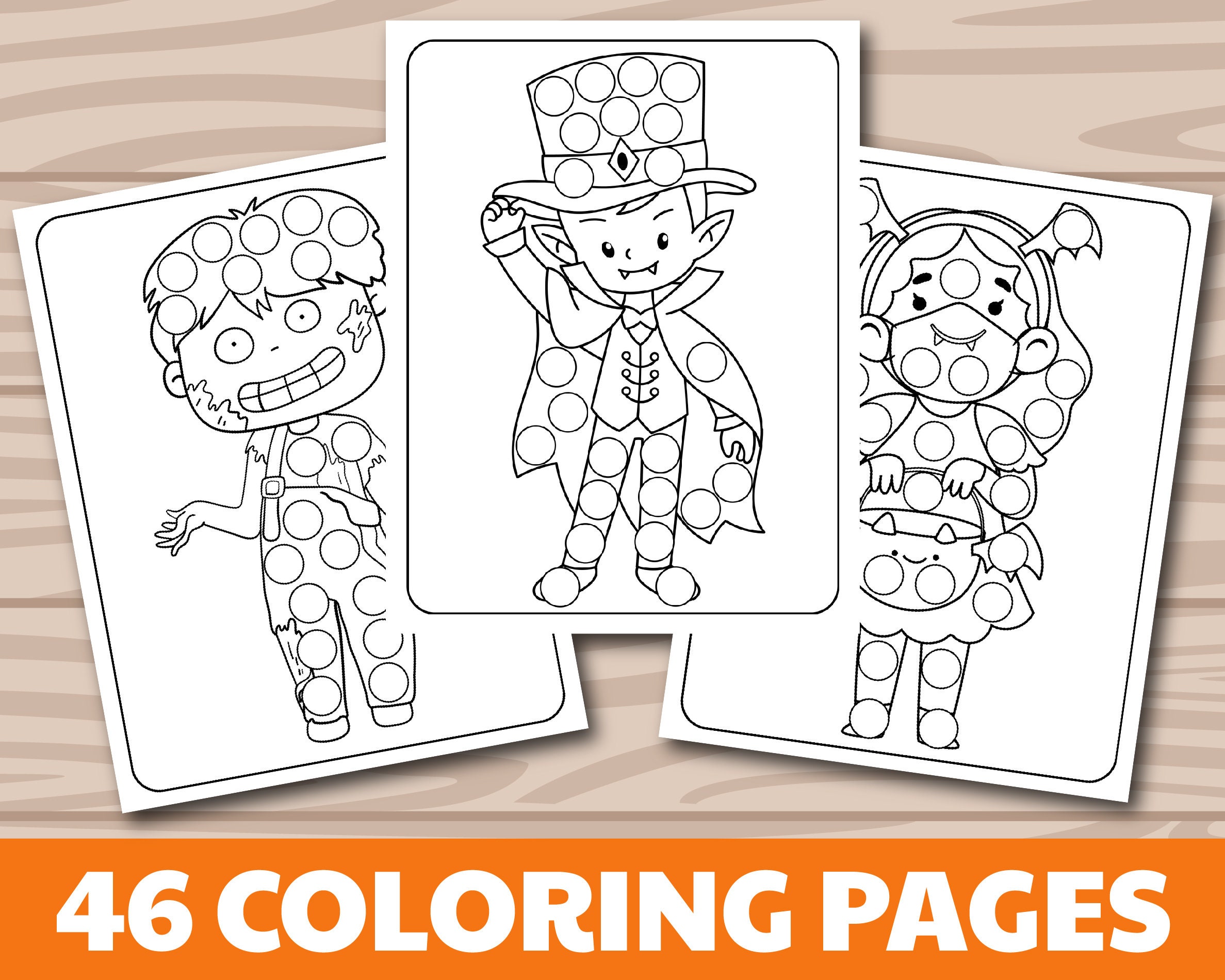 Halloween Dot Marker Printable, Dot Markers Activity, Dot Marker ...