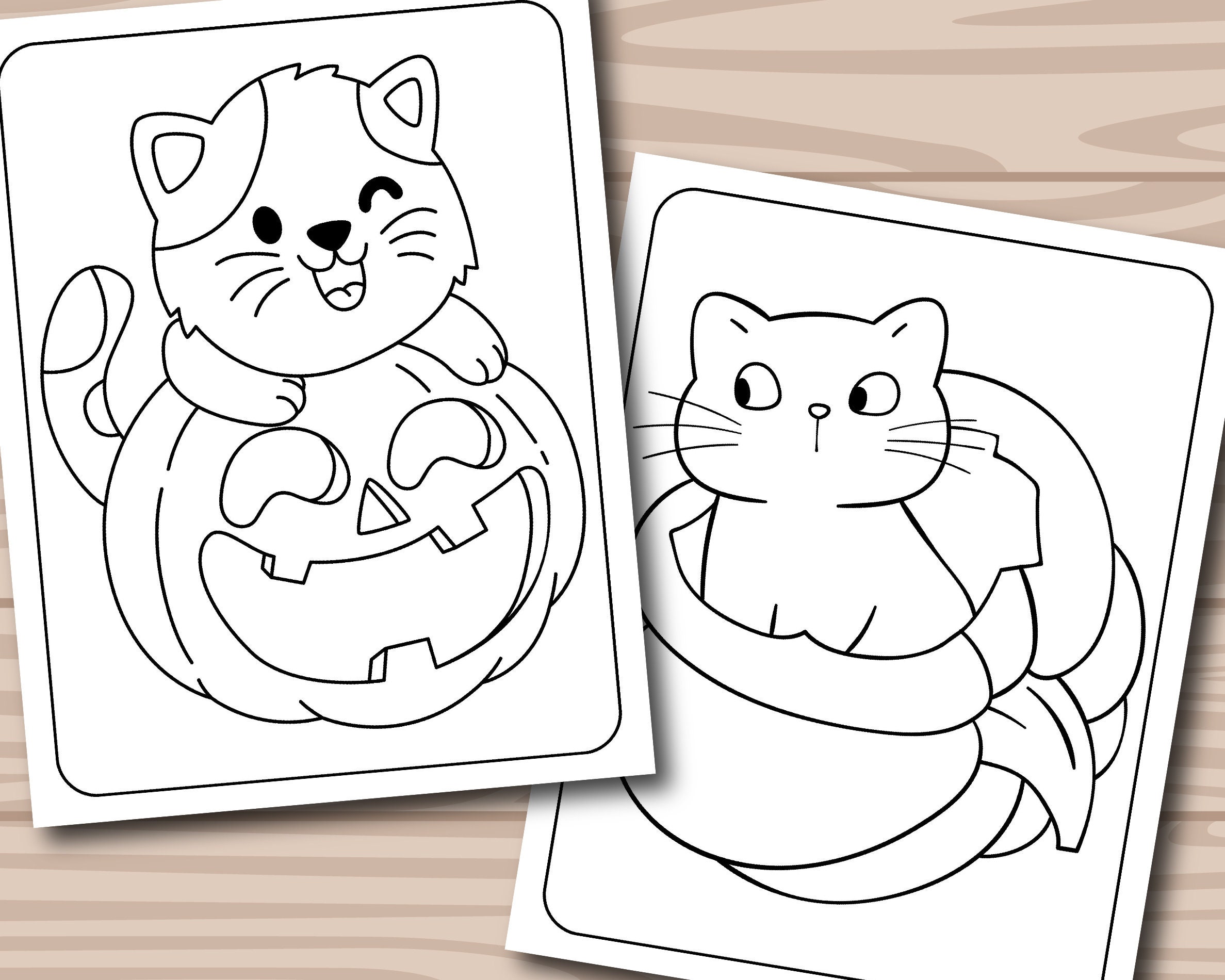 45 Pumpkin Coloring Pages for Kids, Pumpkin Coloring Sheets, Fall ...