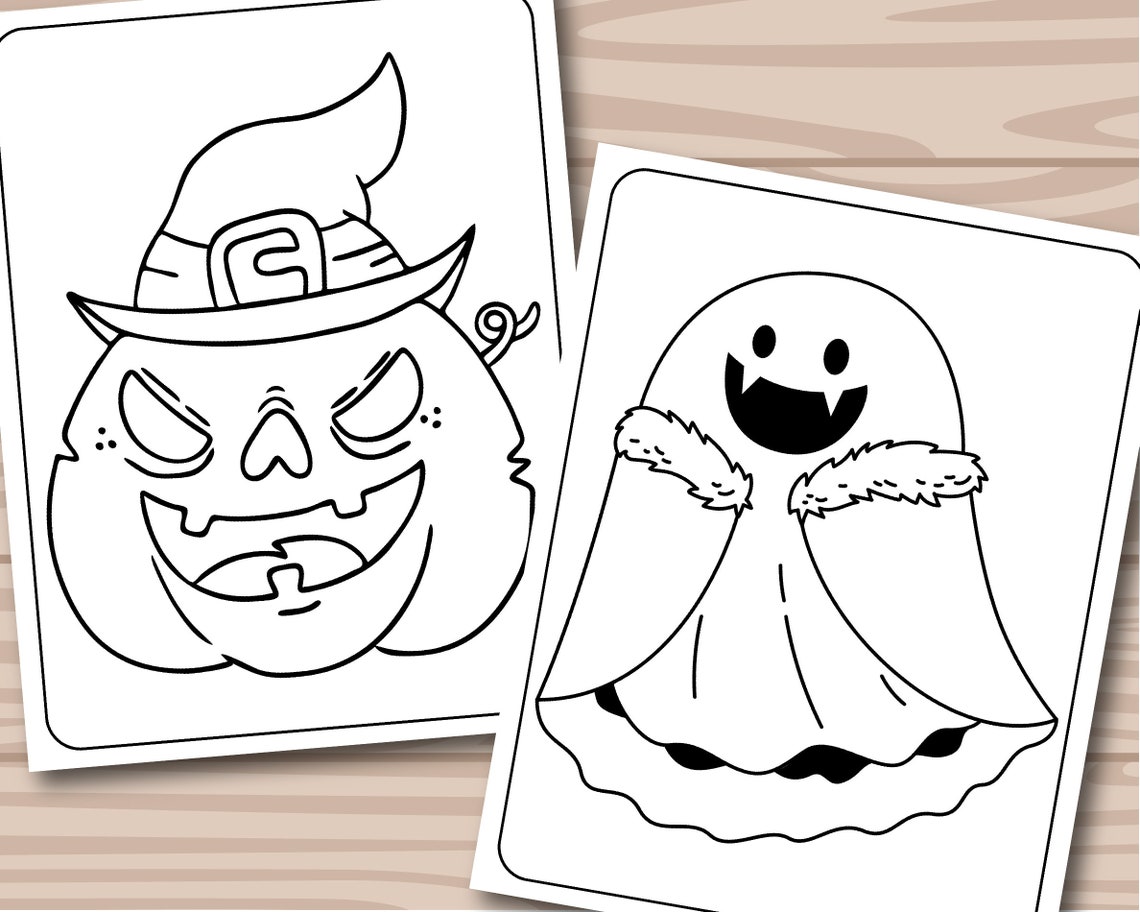 Halloween Coloring Pages for Kids, Kids Halloween Coloring Sheets ...