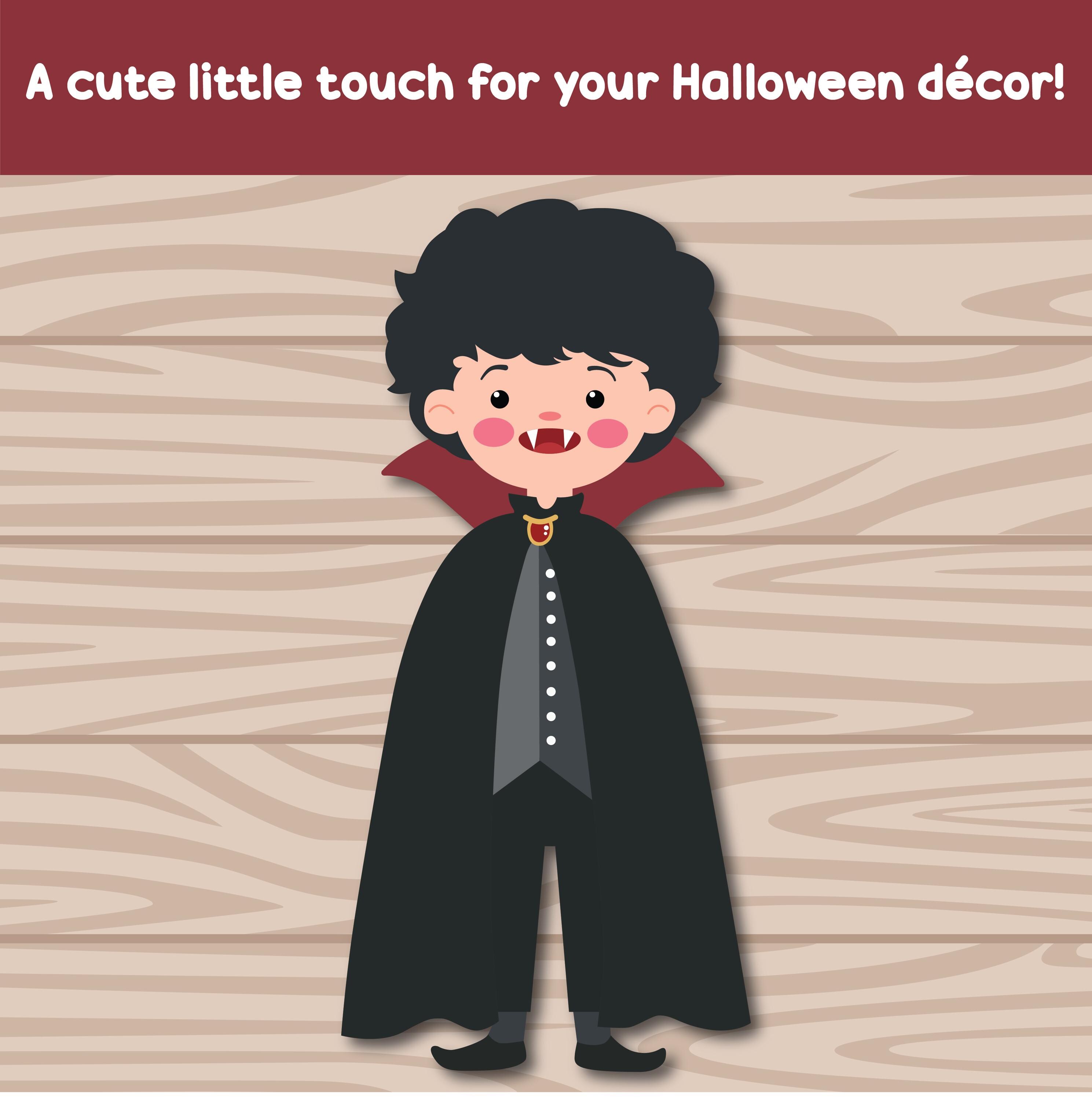 Build-a-vampire Halloween Craft for Kids, Printable Dracula Template ...