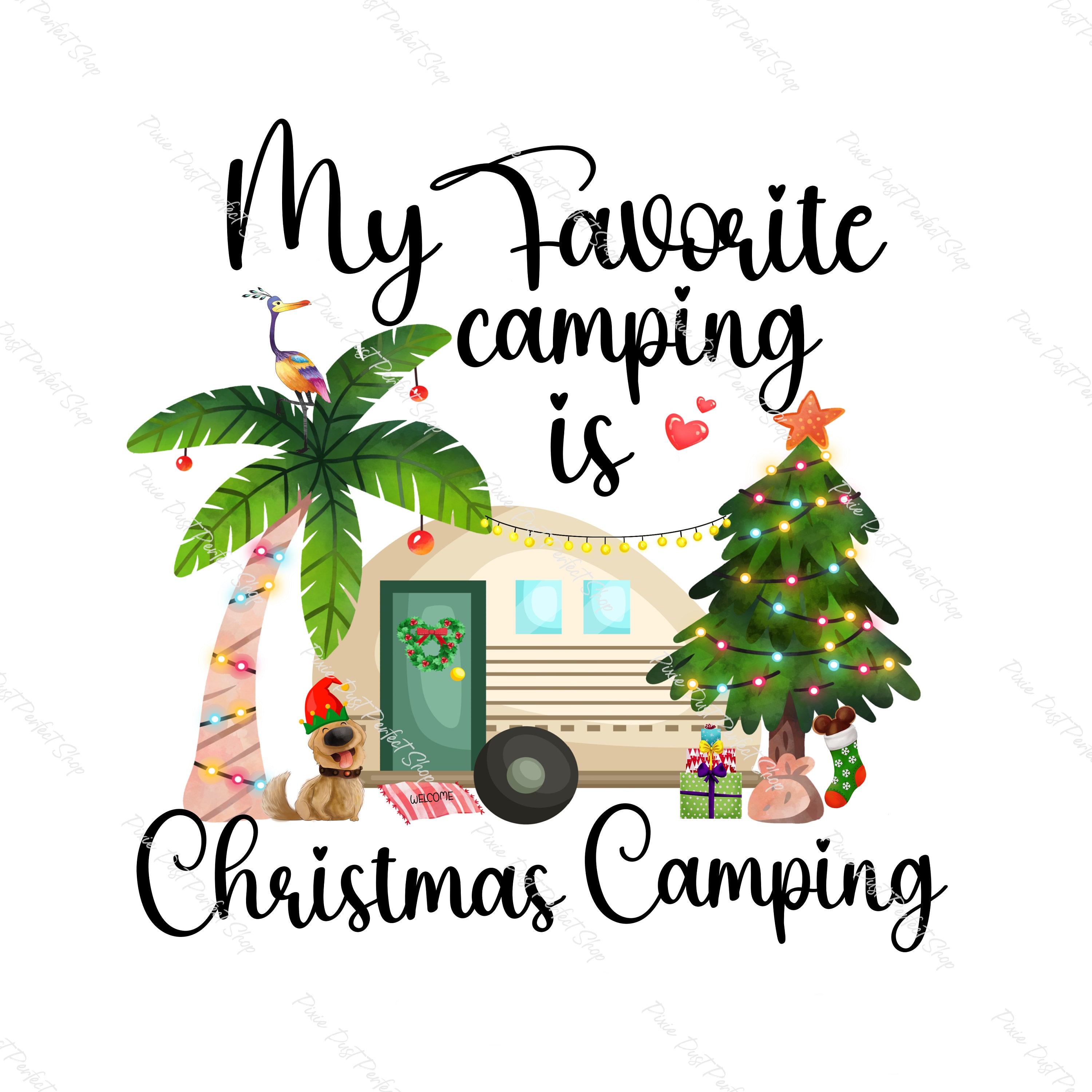 Christmas Camp Clipart