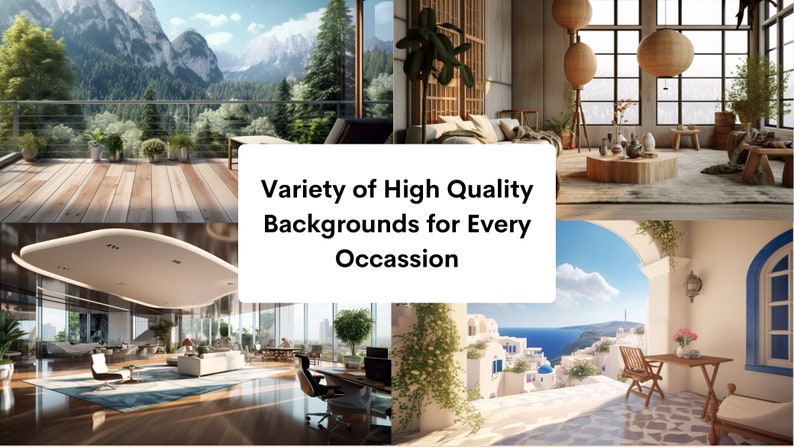 Virtual Backgrounds for Video Conferencing - Modern Cabin | Backdrop ...