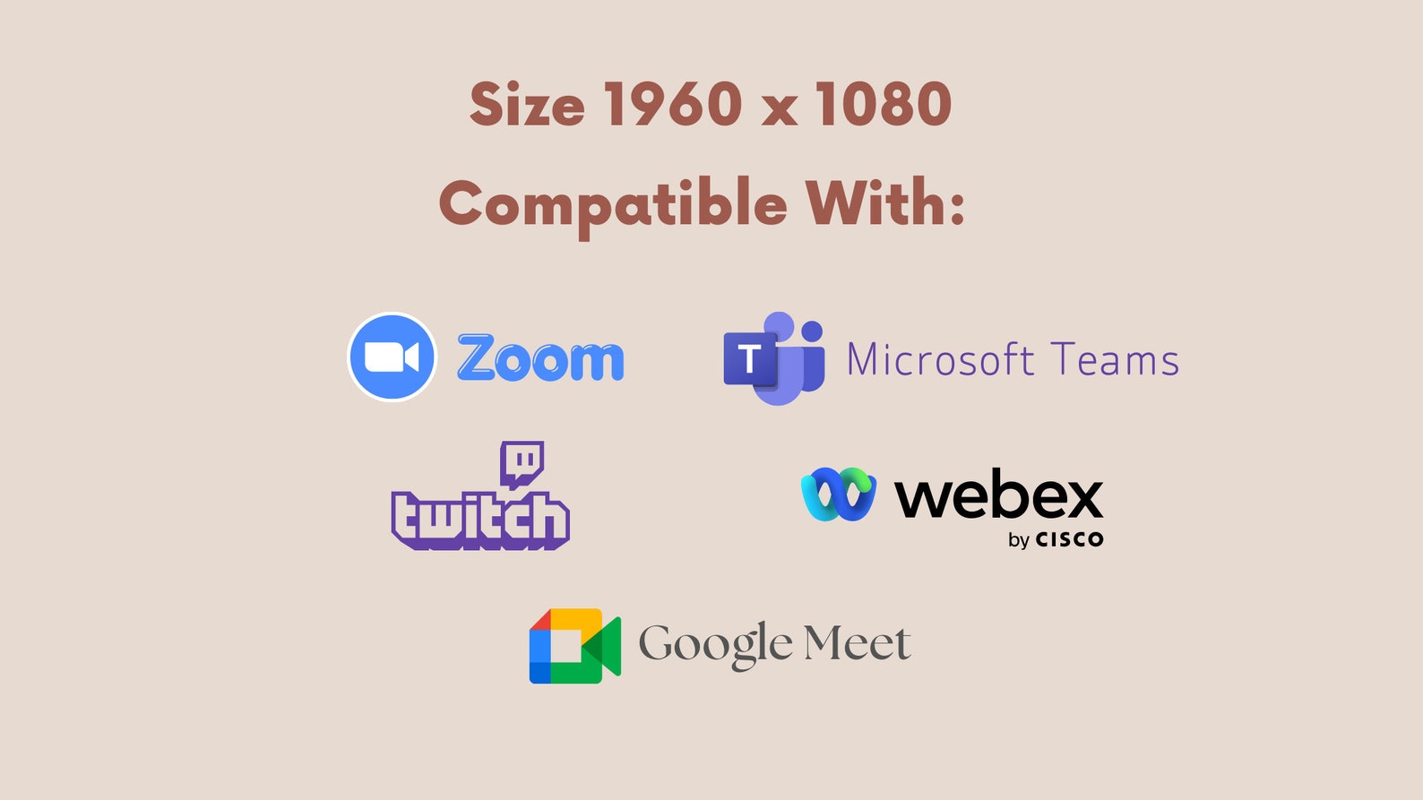 Virtual Meeting Backgrounds Bundle of 4 for Zoom, Microsoft Teams ...