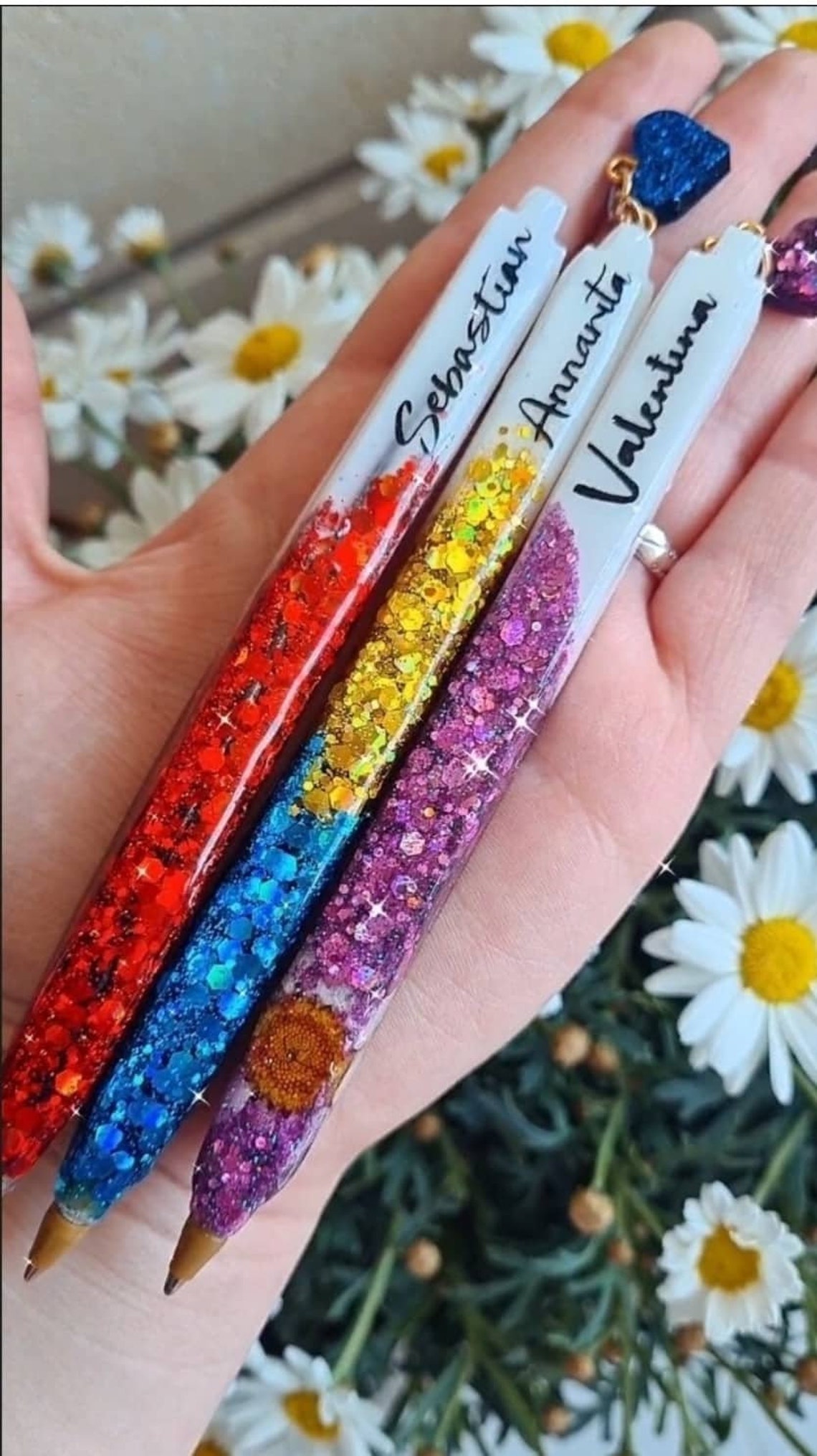 Personalized Refillable Resin Pen - Etsy