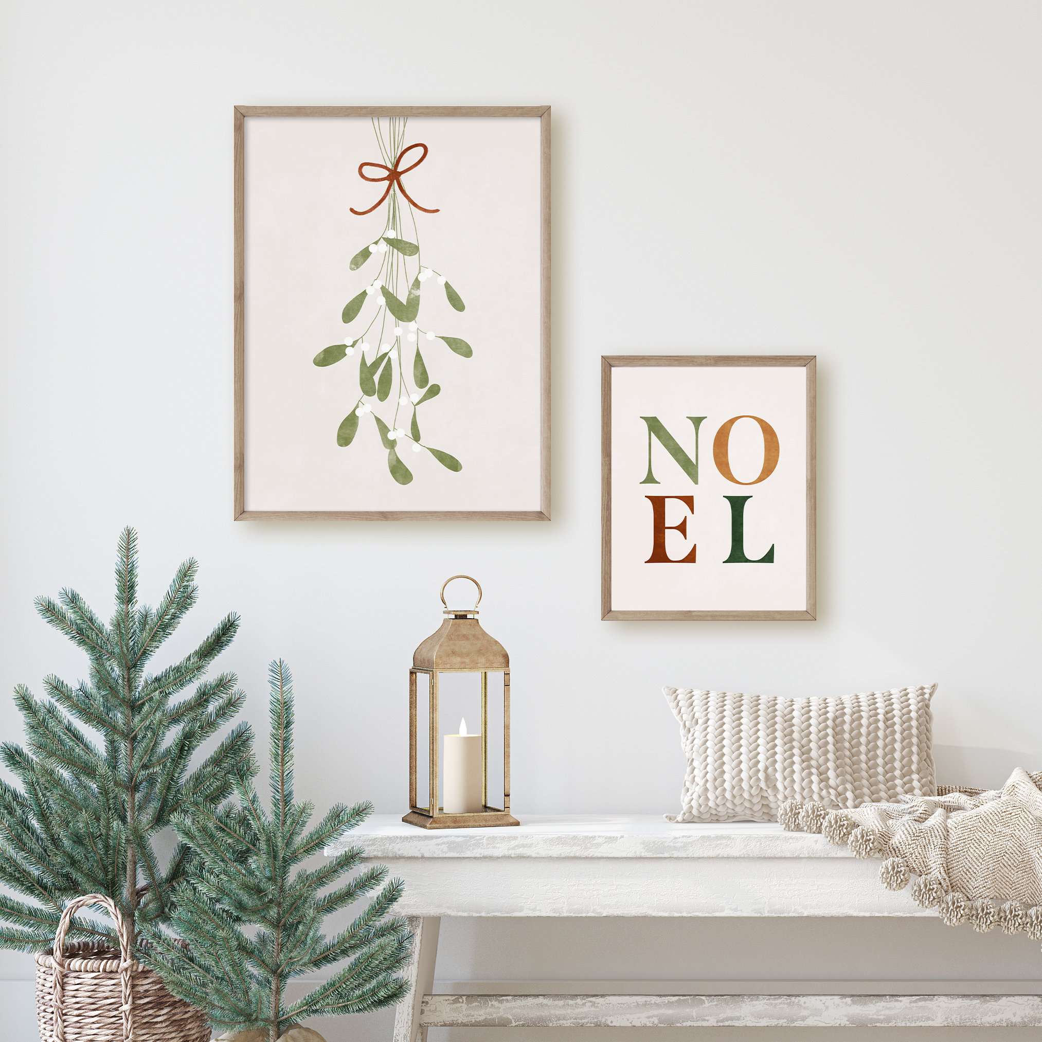 PRINTABLE Mistletoe Art Print Christmas Home Decor Holiday - Etsy
