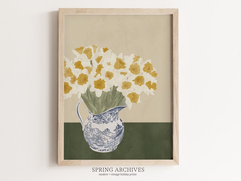 Spring Printable Wall Art Set of 11, May Home Decor, Neutral Gallery ...