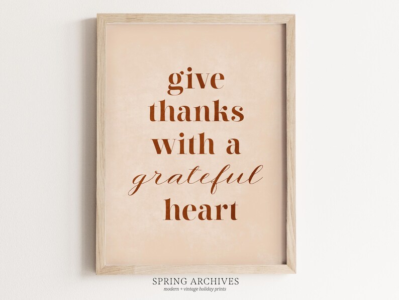 Thanksgiving Printable Gallery Wall Art Bundle Set of 9 Print - Etsy