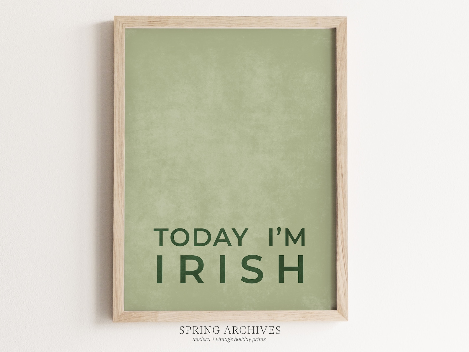St Patricks Day Gallery Wall Bundle, Set of 16 Printables, Modern St ...