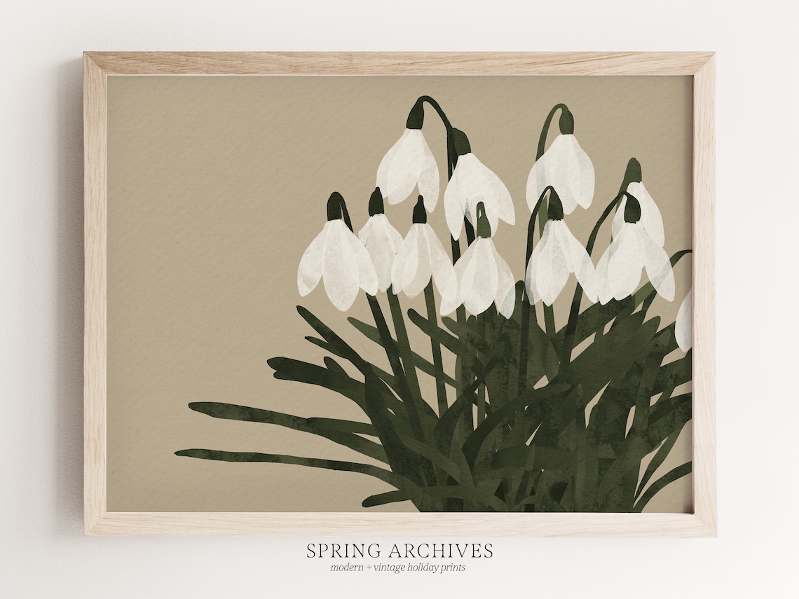 Spring Printable Wall Art Set of 11 May Home Decor Neutral - Etsy
