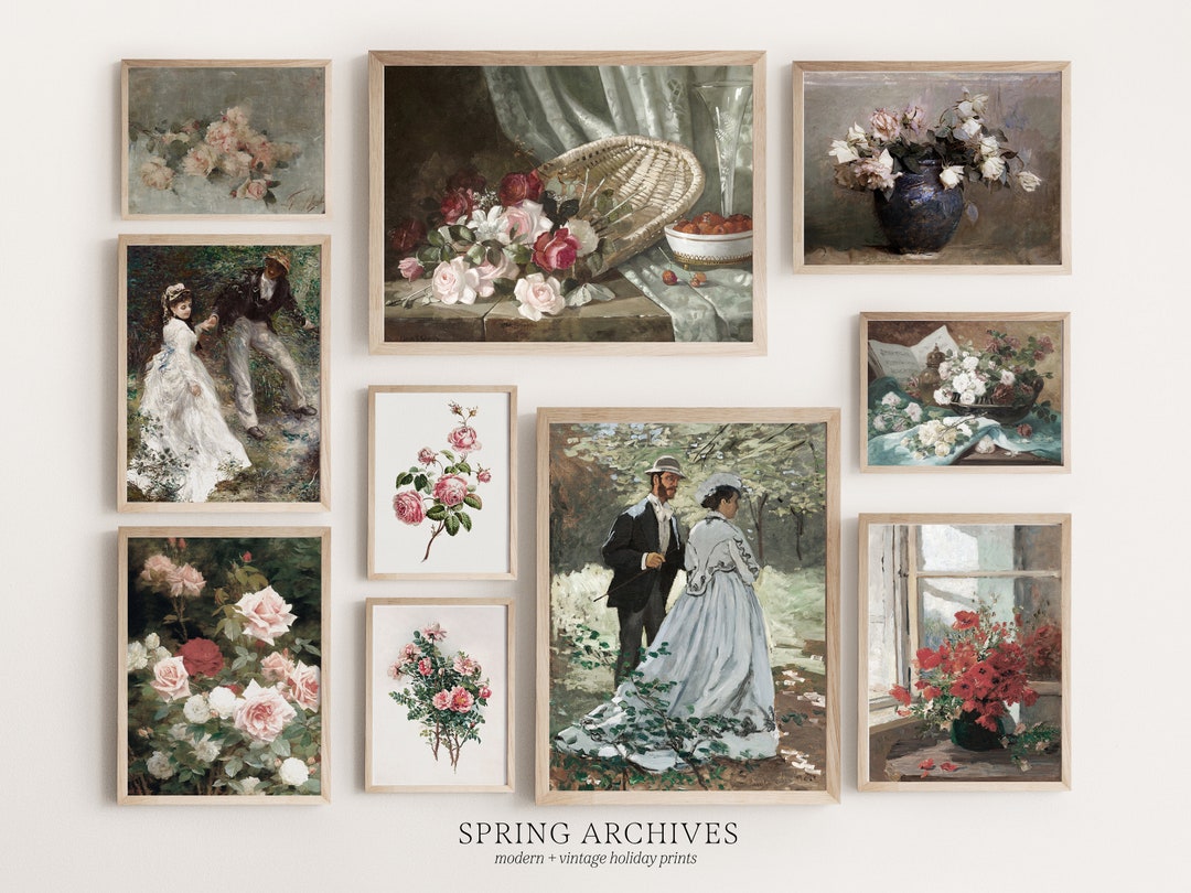 10 PRINTABLES Valentines Day Gallery Wall Bundle, Valentines Home Decor ...