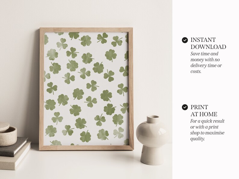 St Patricks Day Gallery Wall Bundle, Set of 16 Printables, Modern St ...