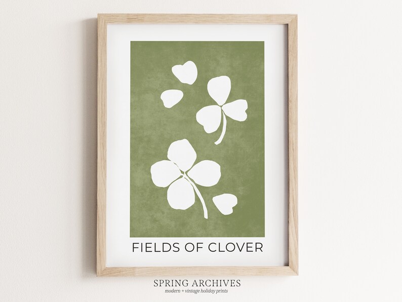 St Patricks Day Gallery Wall Bundle, Set of 16 Printables, Modern St ...