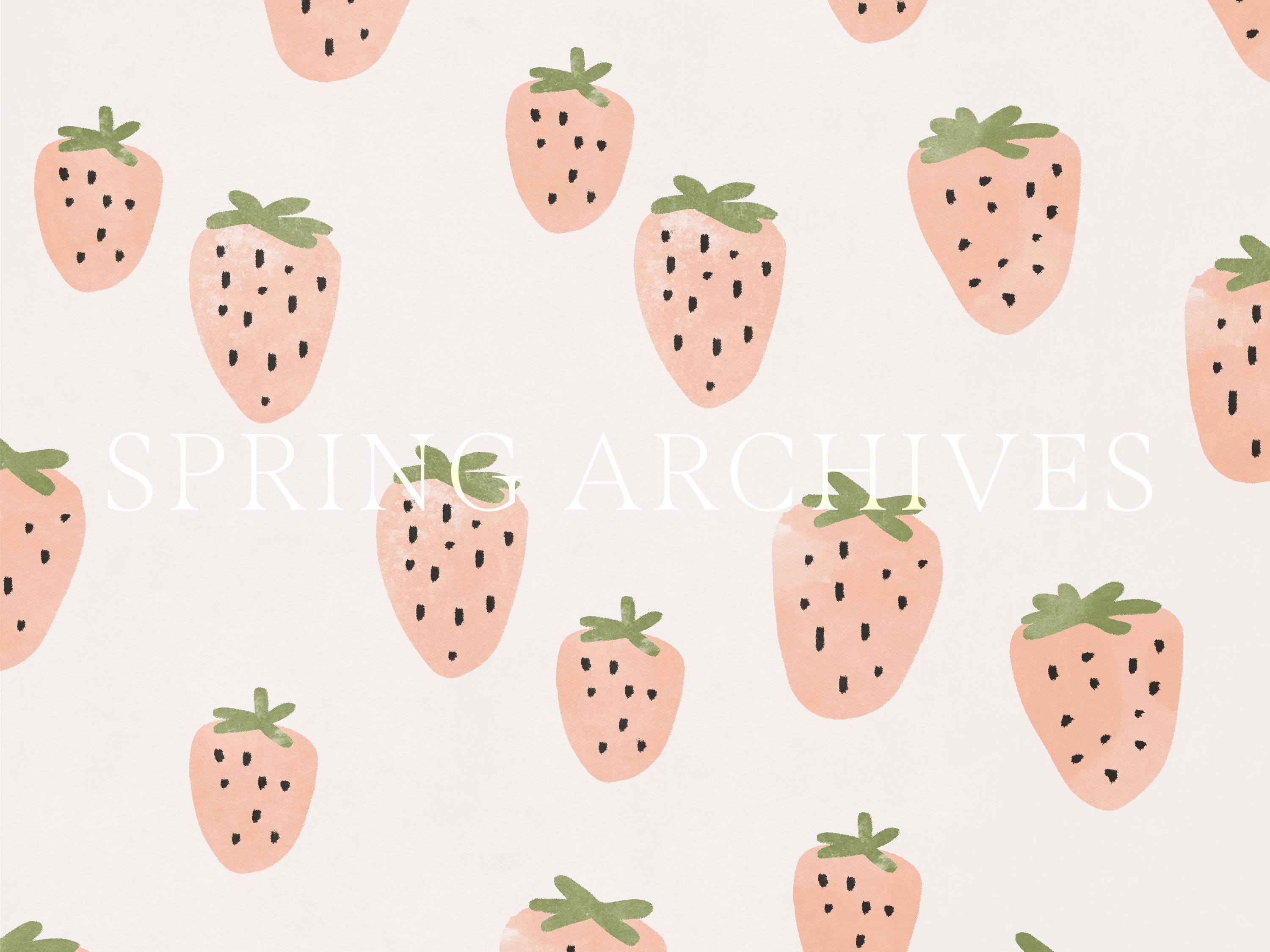 PRINTABLE Strawberries Pattern Wall Art Valentines Day Art - Etsy
