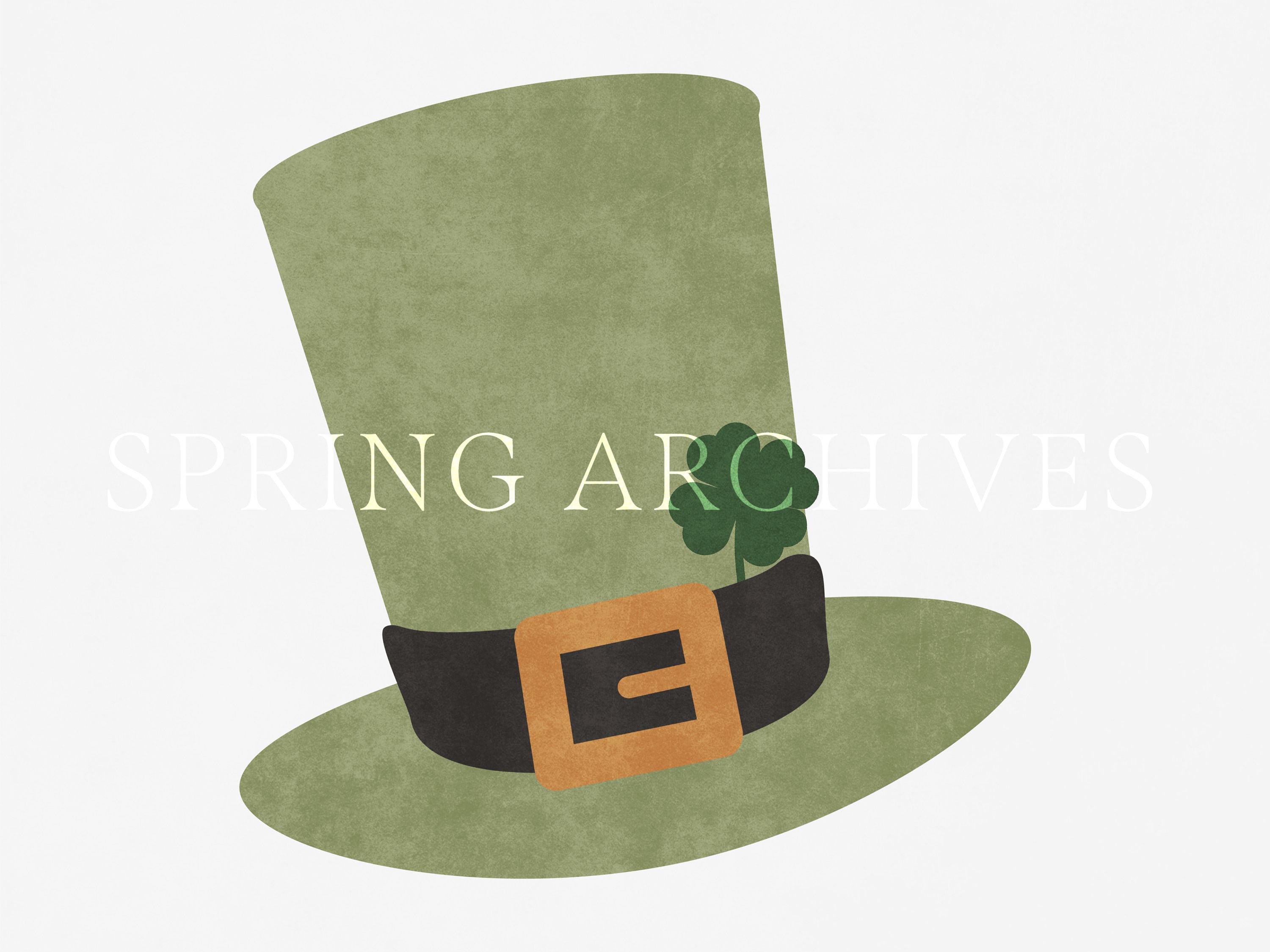 Leprechaun Hat Printable Wall Art St Patricks Day Home Decor - Etsy