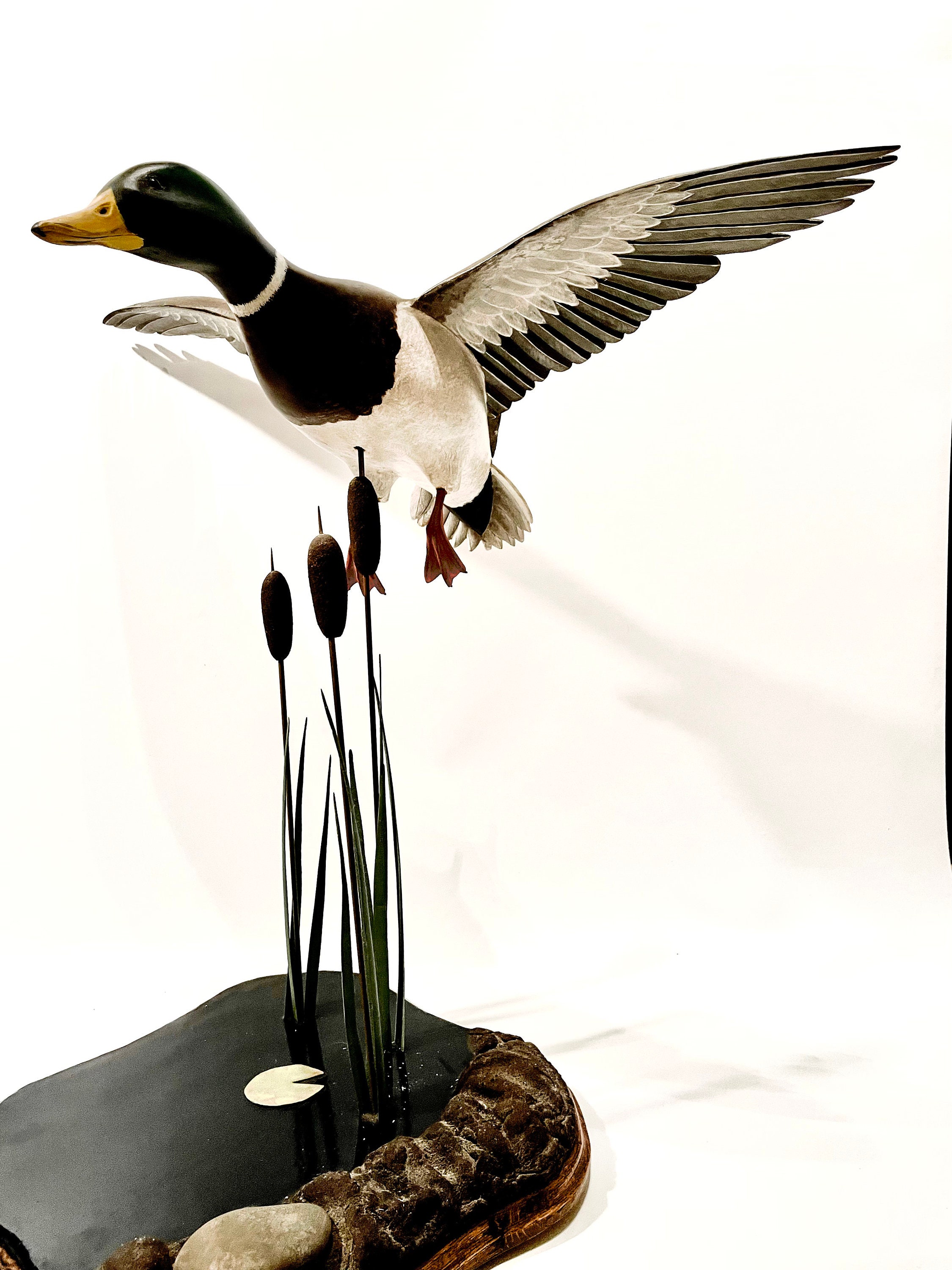 Realistic Wood Carving of a Wood Duck Decoy - Etsy