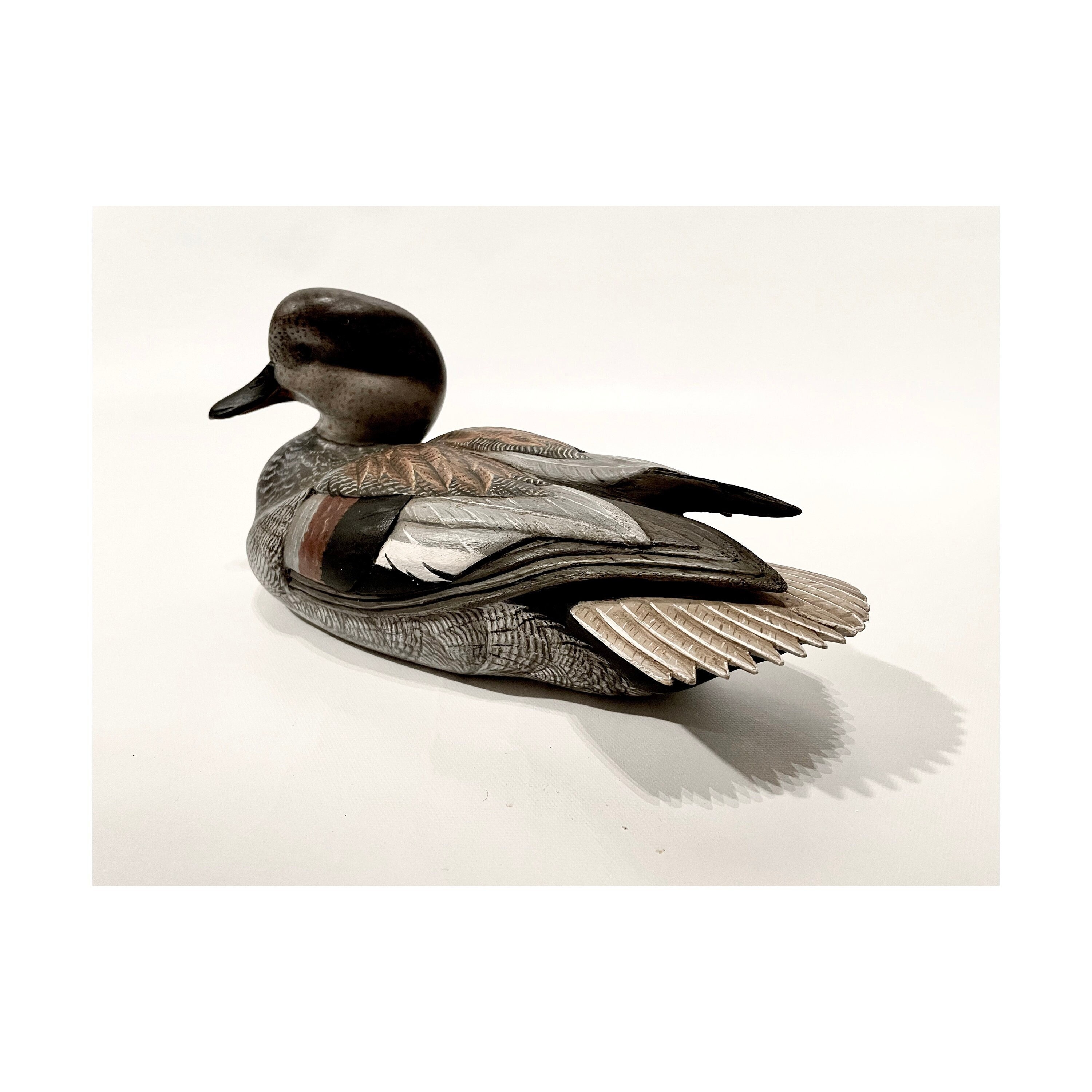 Gadwall Duck Realistic Wood Carving of a Wood Duck Decoy - Etsy