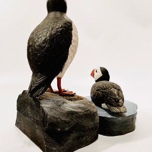 Atlantic Puffin - Realistic Wood Carving of a Wood Duck Decoy - Etsy